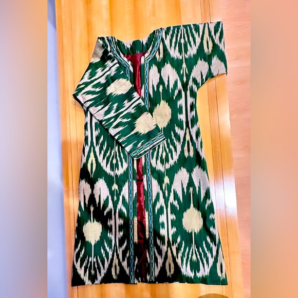 no brand | Sweaters | Central Asian Uzbek Ikat Cardigan Hand Madeone ...